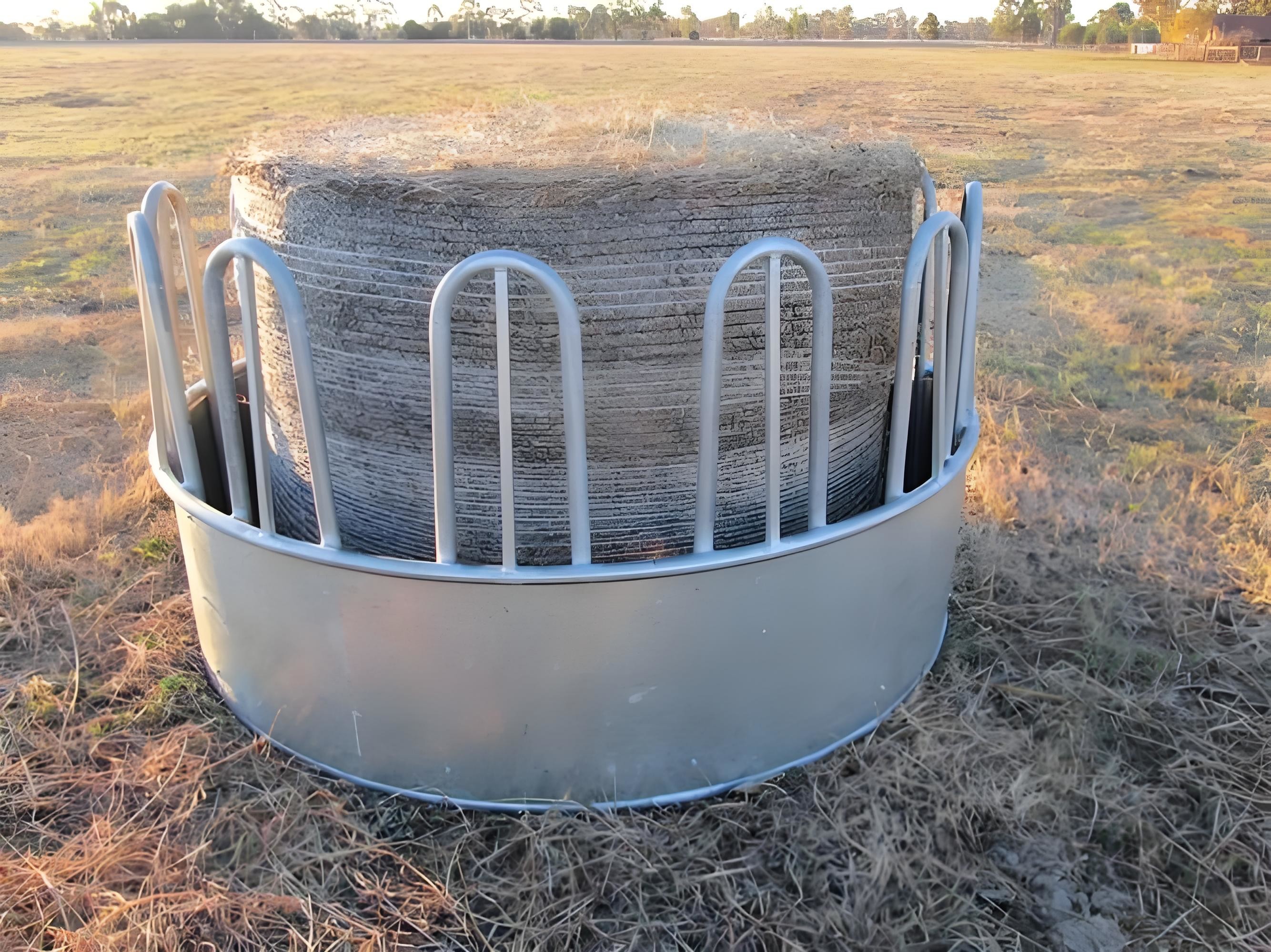 2300 Farm Cattle Fence Panel - Galvanized Steel Livestock Feeder