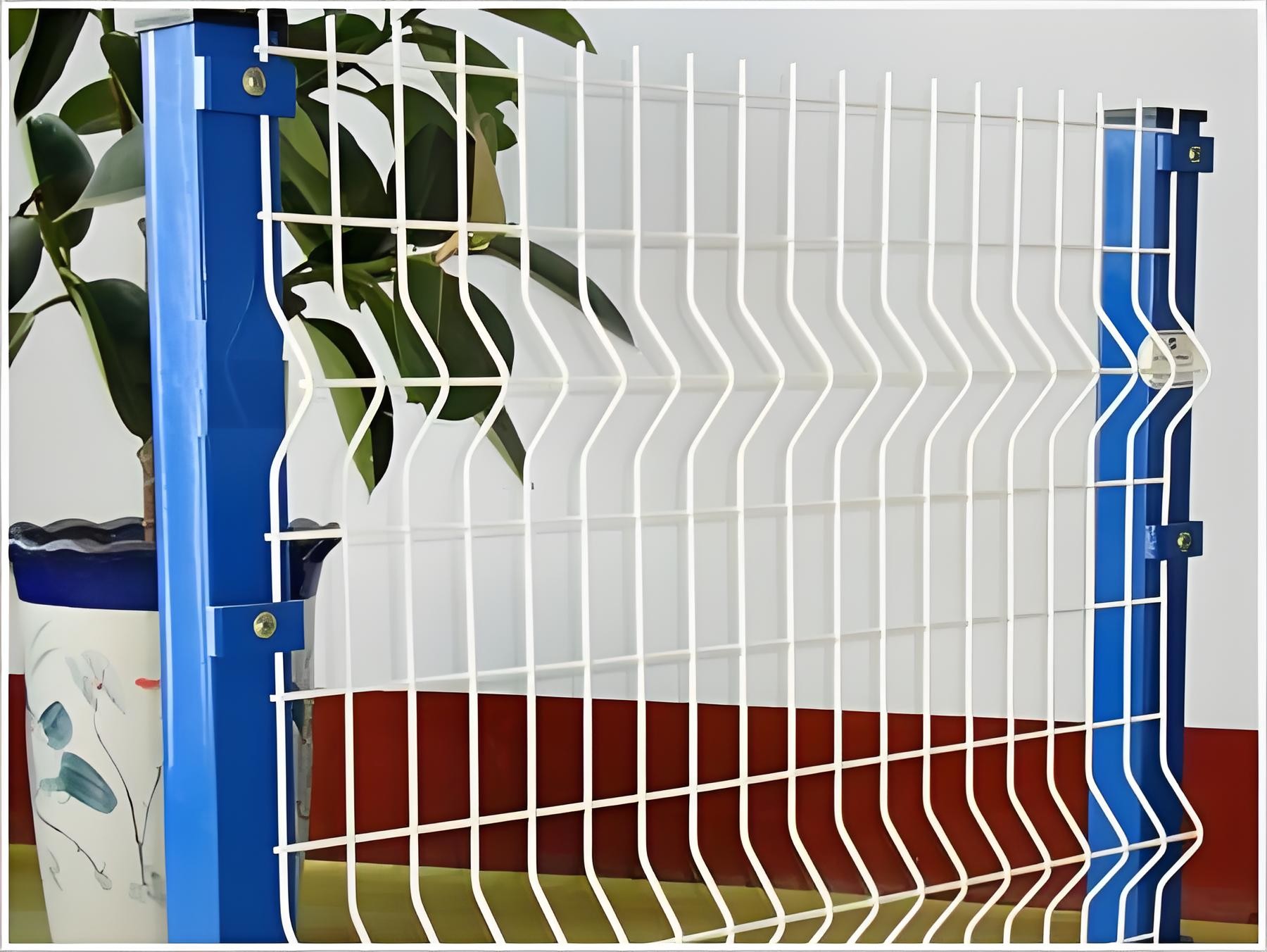 Galvanized Triangle Welded V Mesh Fence - 1500mm Security Fencing