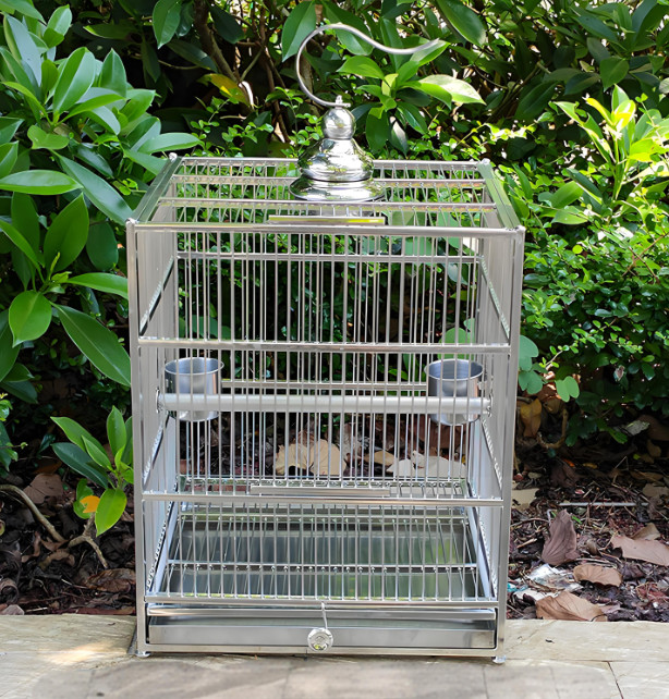 Outdoor Portable Bird Cage Parrot Travel Cage Carrier Pet Bird Parrot Cage